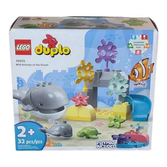 Lego | Toys | Lego Duplo New Wild Animals Of The Ocean Set 972 Whale ...